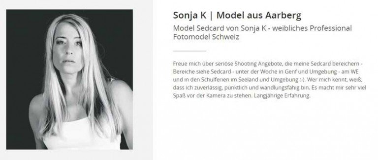 Sedcard erstellen - die erfolgreiche Model Sedcard