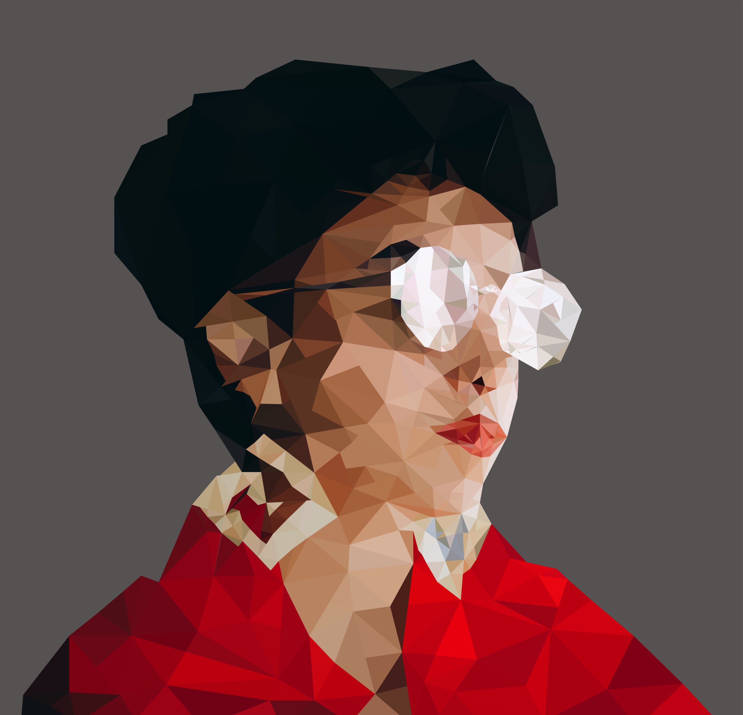 Low Polygon Definition + Tutorial mit Illustrator und Photoshop