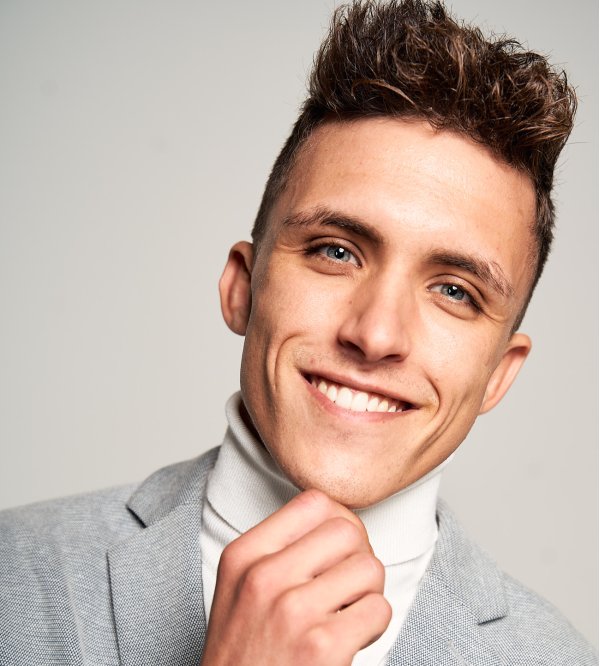 Model Sedcard von René P - männliches Professional Fotomodel Deutschland